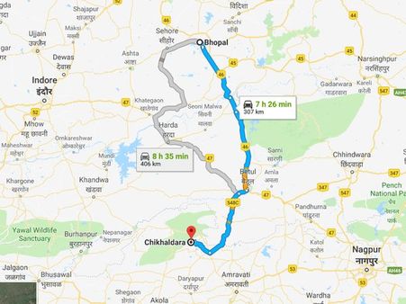 Routes From Bhopal To Chikhaldara And Places To Visit In Chikhaldara ...