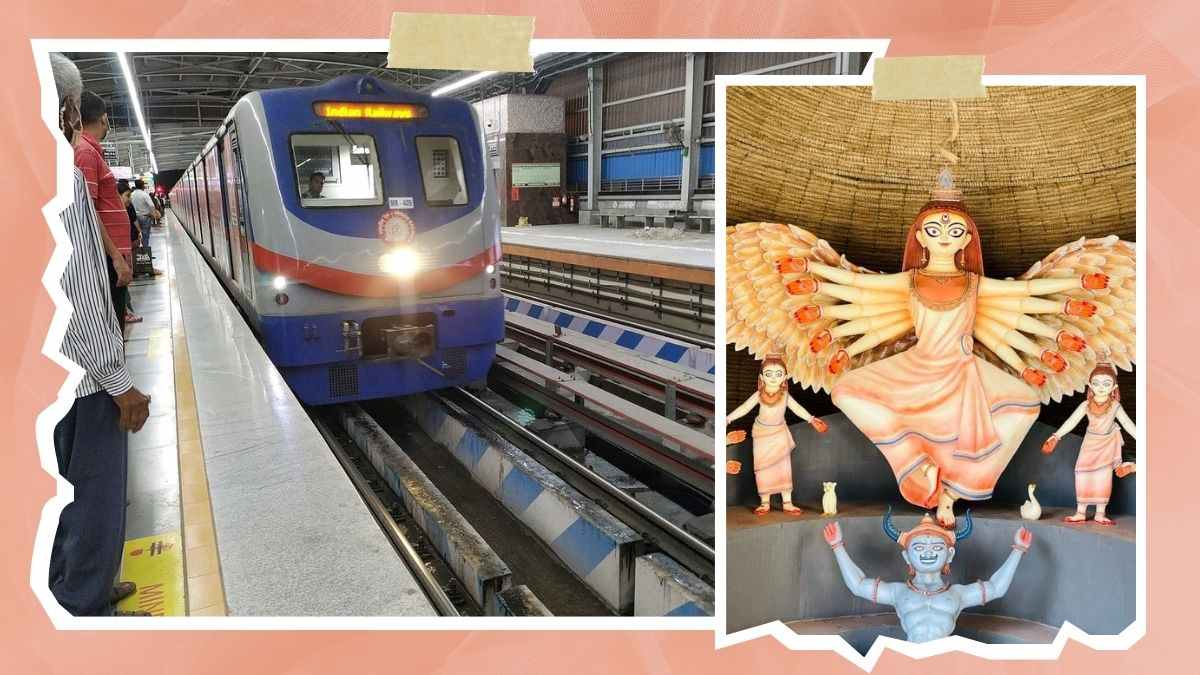 Kolkata Metro Route Map : किस मेट्रो स्टेशन के पास है कौन सा दुर्गा ...
