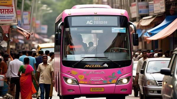 पटना में महिलाओं के लिए स्पेशल पिंक बसों का रूट हुआ तय, 40% कम लगेगा ...