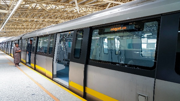 BMRCL Responds to Passenger Feedback by Installing Seats at Yellow Line ...