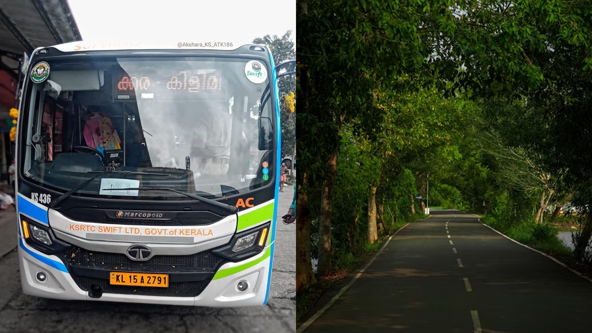 KSRTC Thiruvananthapuram-Thodupuzha Premium Superfast AC Bus,5.30 Hours Trip & 360 Rupees,Stops ...