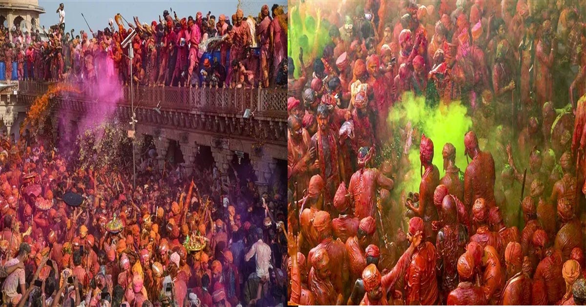 Magical Moments: Experience the Essence of Mathura Holi Through Images ...