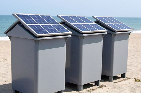 சென்னை மெரினாவில் சூரிய சக்தியில் இயங்கும் குப்பை தொட்டிகள் – இனி ...